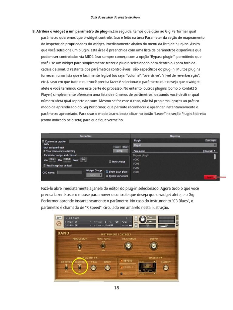Gig Performer Manual PT-BR (Compact) - 22 | PDF