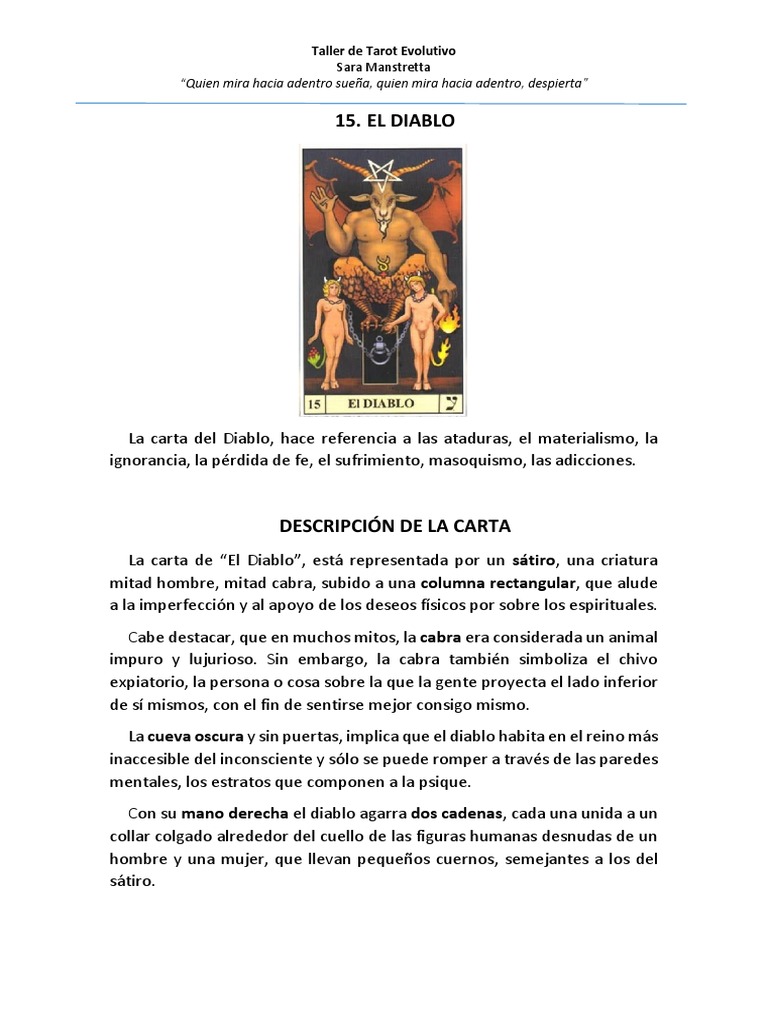 C - EL DIABLO | PDF | Diablo | Placer