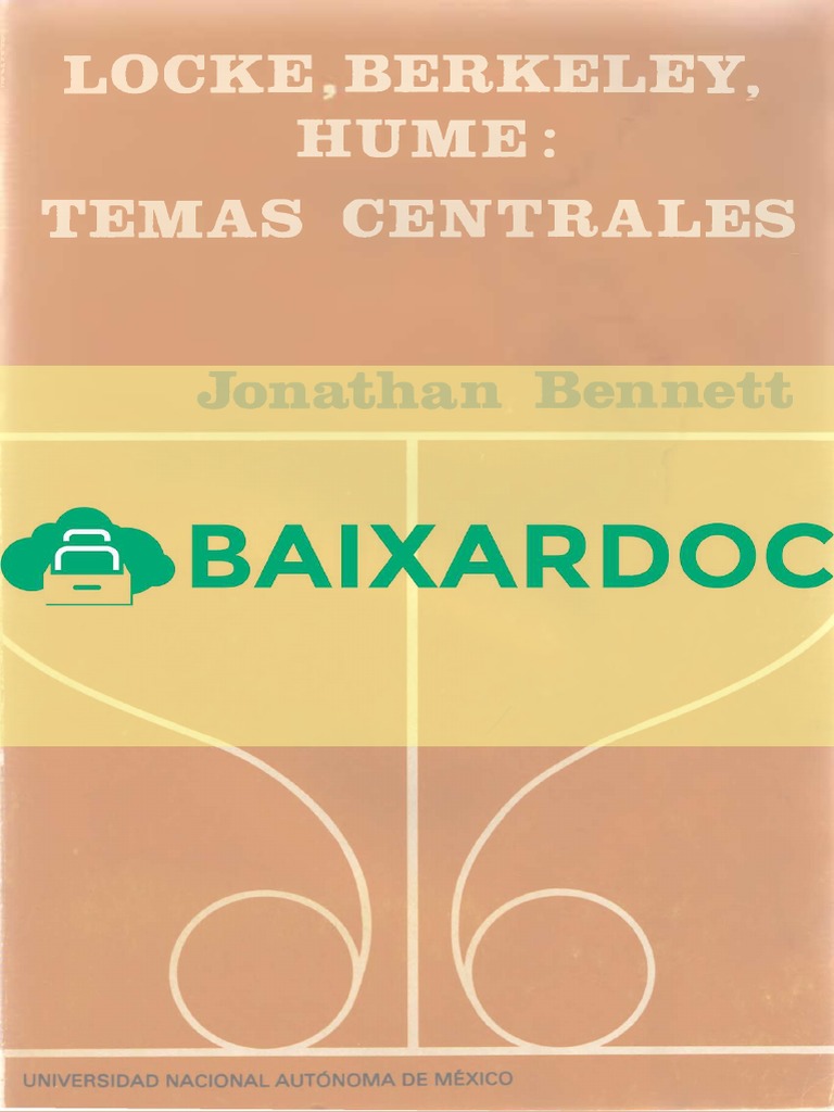 Bennett Jonathan Locke Berkeley Hume Temas Centrales Unam | PDF