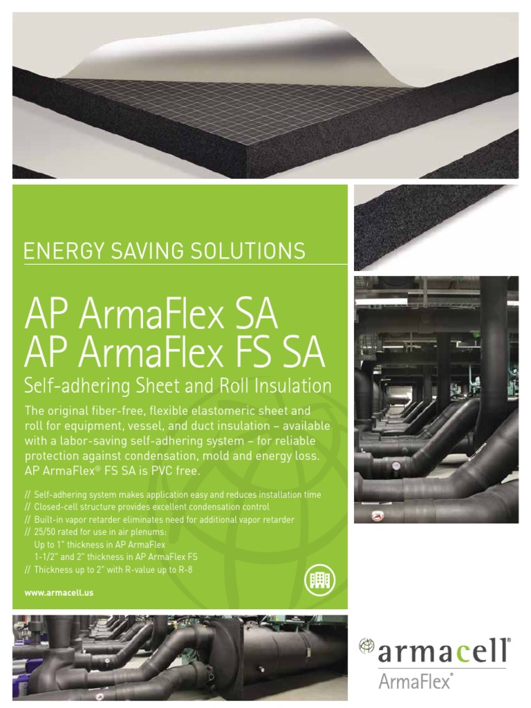 AP ArmaFlex SA FSSA SheetRoll - Sub.EN - US.2021 | PDF | Building ...