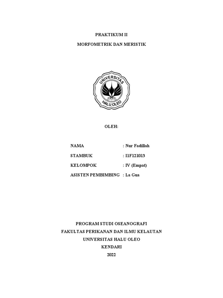 Jurnal Morfometrik Dan Meristik Ikan | PDF