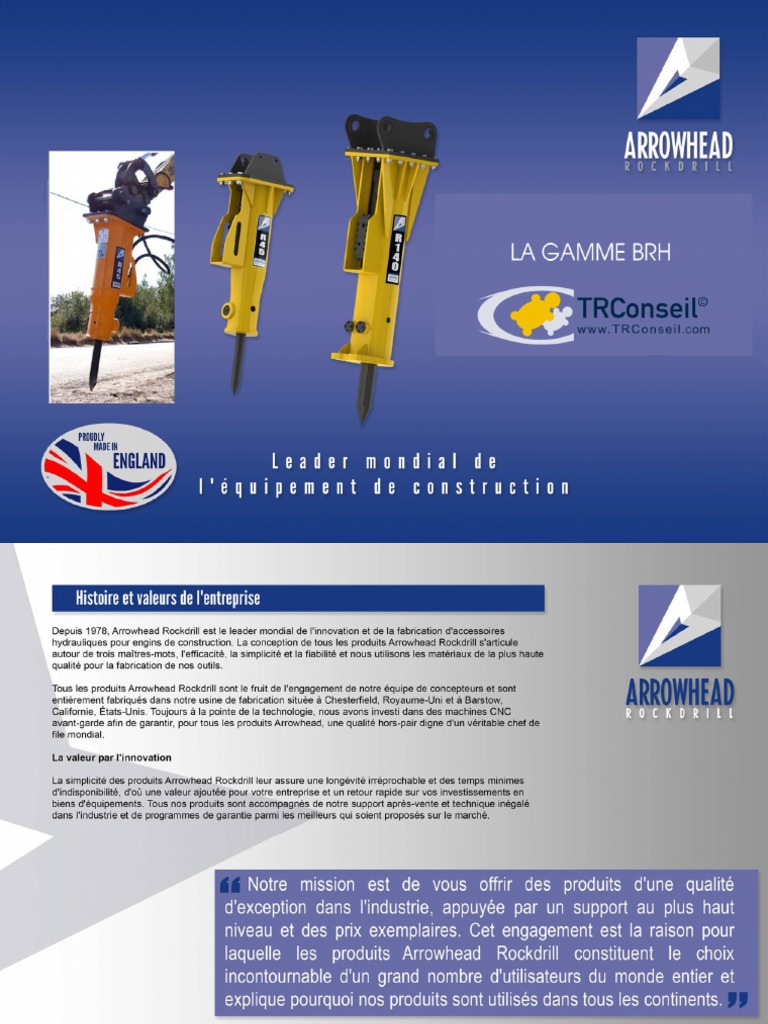 Catalogue BRH Arrowhead IMER RX | PDF