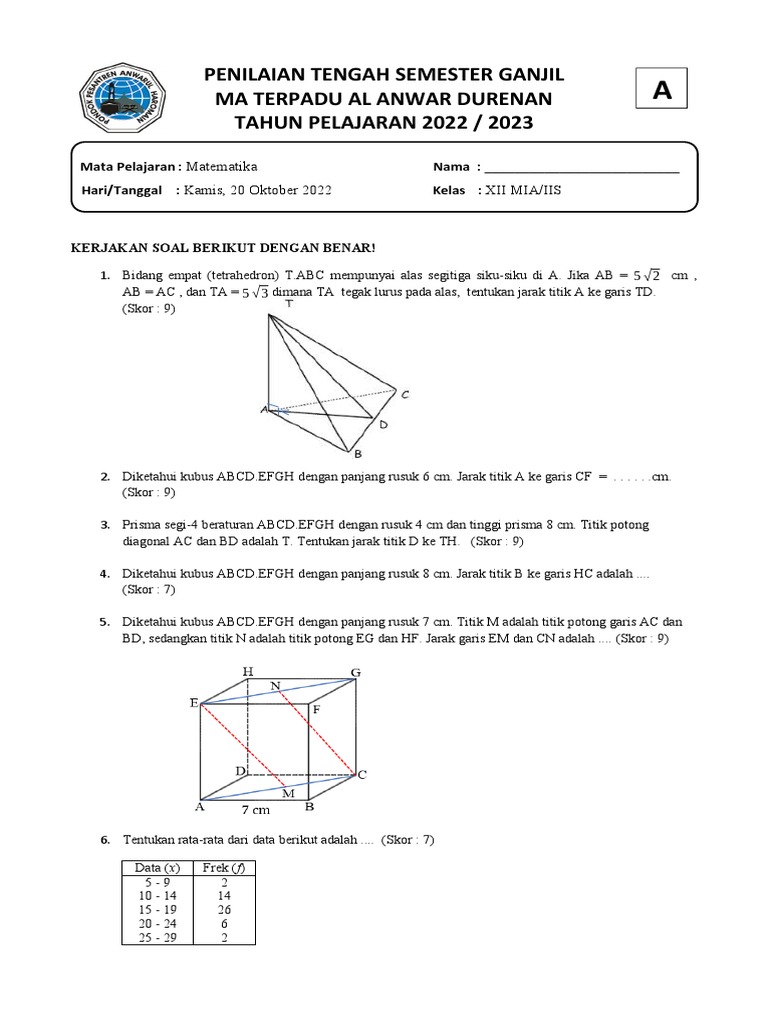 Uts 12 A 2022 Smt1 Pdf