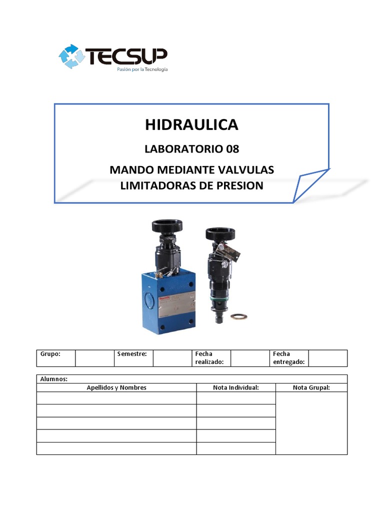 GLAB - S07 - FLAZO - Limitadora de Presion - 2022-01 | PDF | Laboratorios
