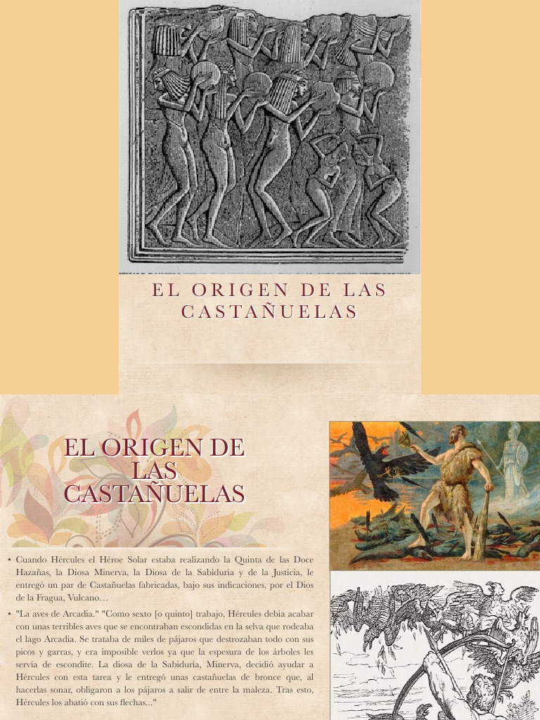 El Origen de Las Castanuelas Crotalos o Palillos | PDF | Alma | Bailes