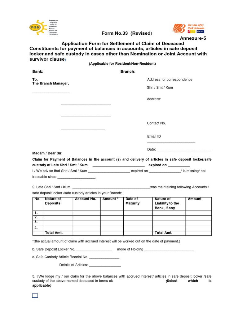 Form No 31 English | PDF | Banks | Cheque