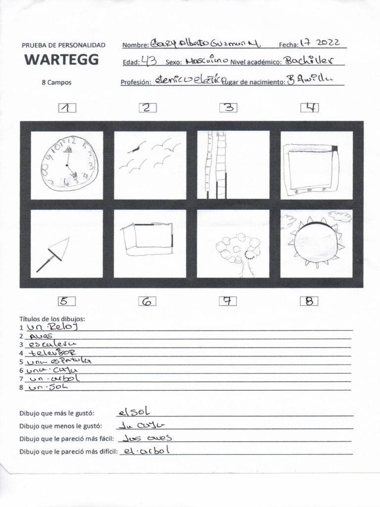 Wartegg Prueba | PDF