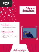 Mapa Conceptual Género Dramático | PDF