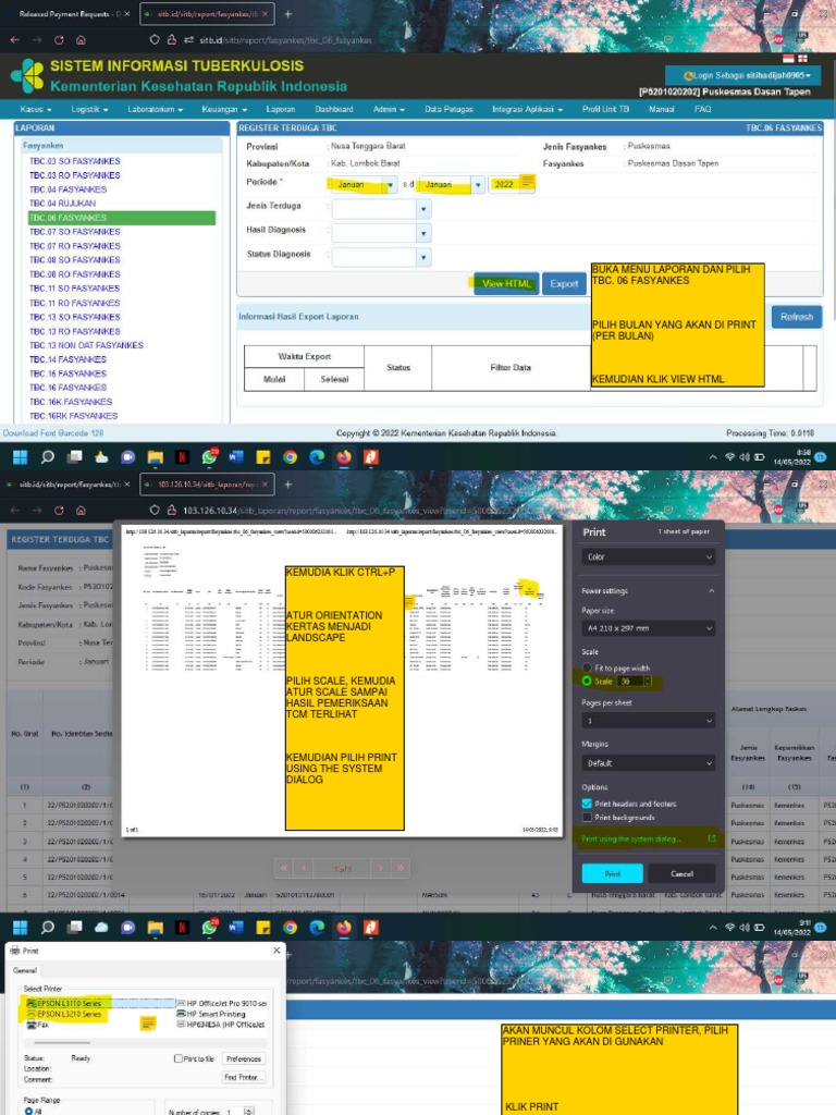 Cara Print TB 06 SITB | PDF