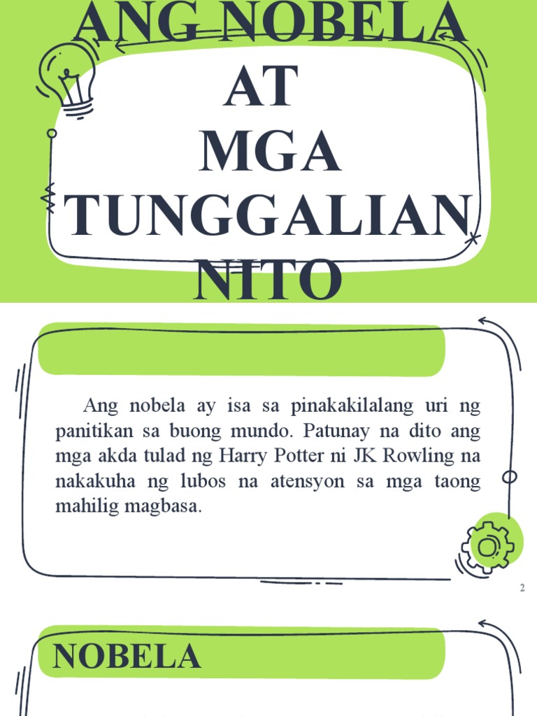 Nobela Tunggalian | PDF