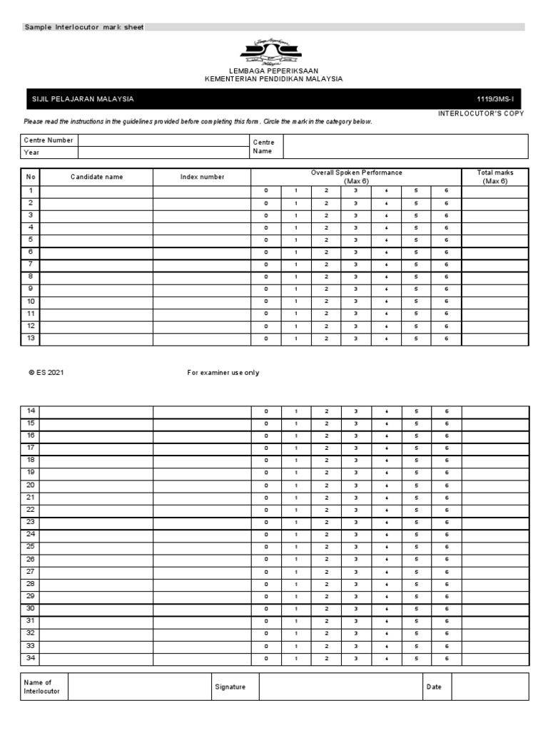 Speaking Cefr EVALUATION FORMS | PDF | Vocabulary | Question