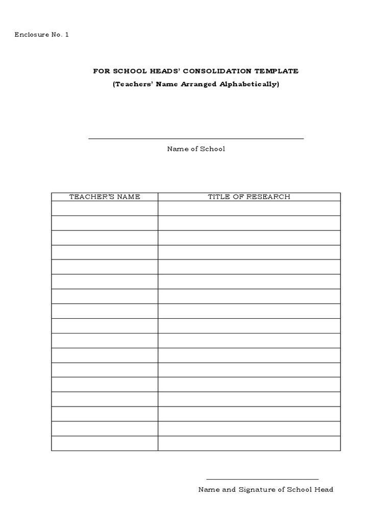 Action Research Template | PDF