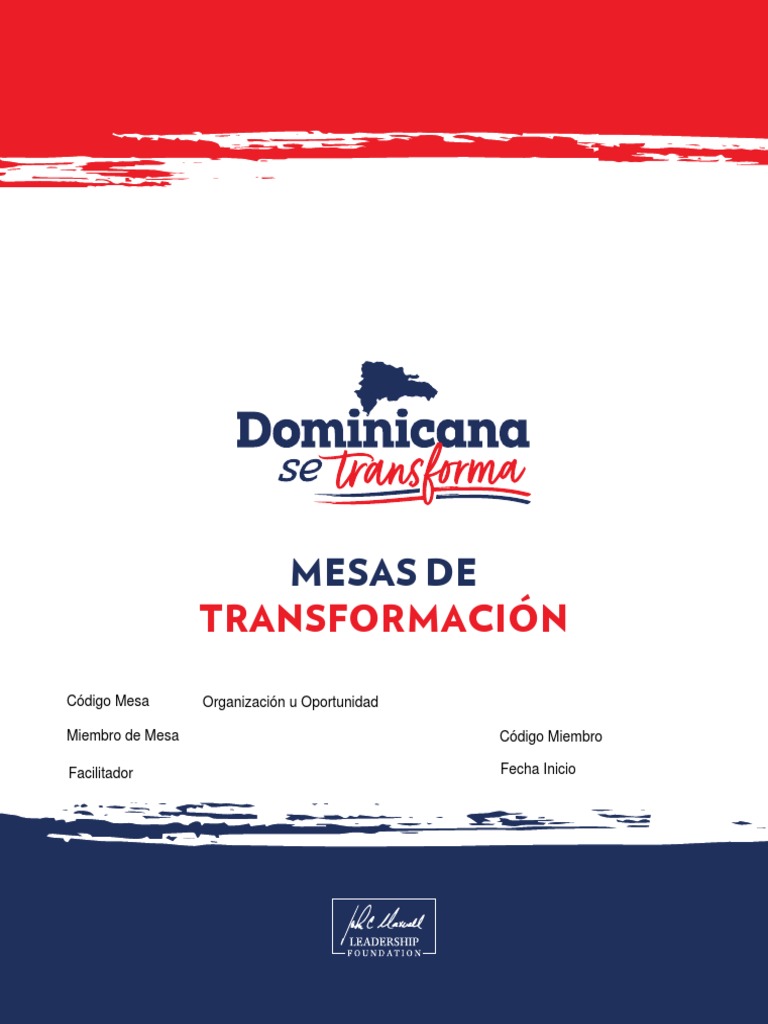DST Manual Mesas Transformación (Editable) | PDF | Actitud (psicología) | Autoestima