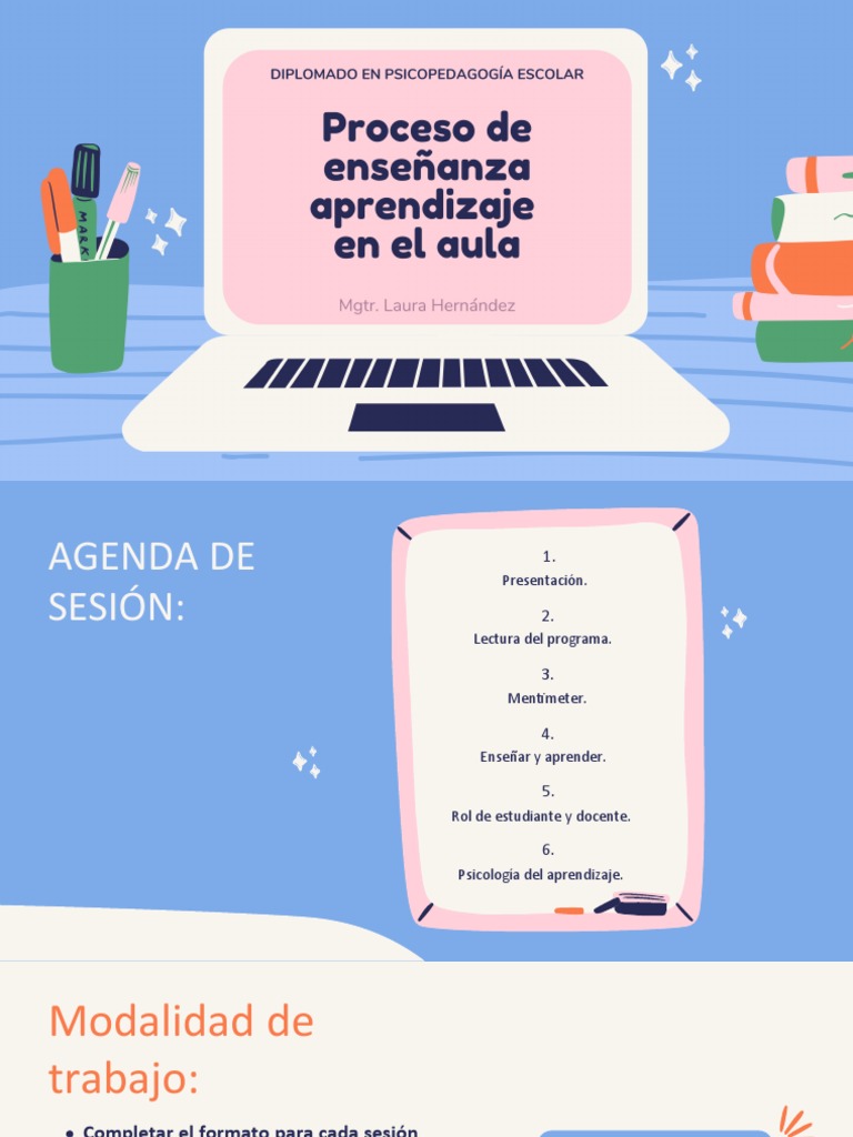 Clase 1 - Proceso de Enseñanza-Aprendizaje en El Aula | PDF | Método de enseñanza | Maestros