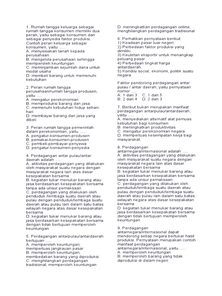 PTS Ips Ganjil | PDF