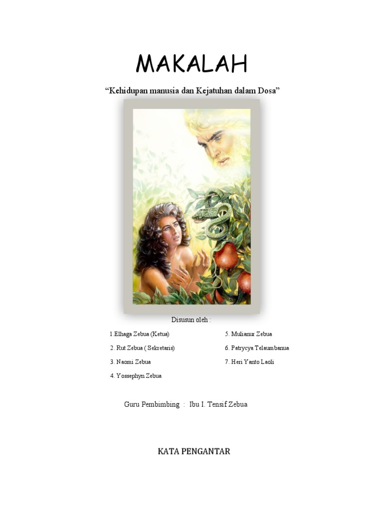 MAKALAH AGAMA Kristen - Awal Penciptaan | PDF