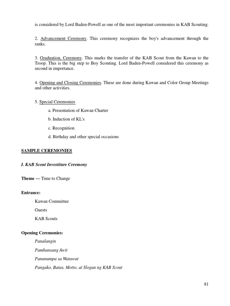 Kawan Leaders Manual Pages 81 120 | PDF