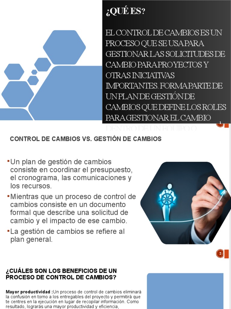 2.5 Control de Cambios | PDF | Informática