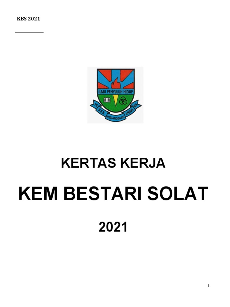 Kertas Kerja KBS 2021 | PDF