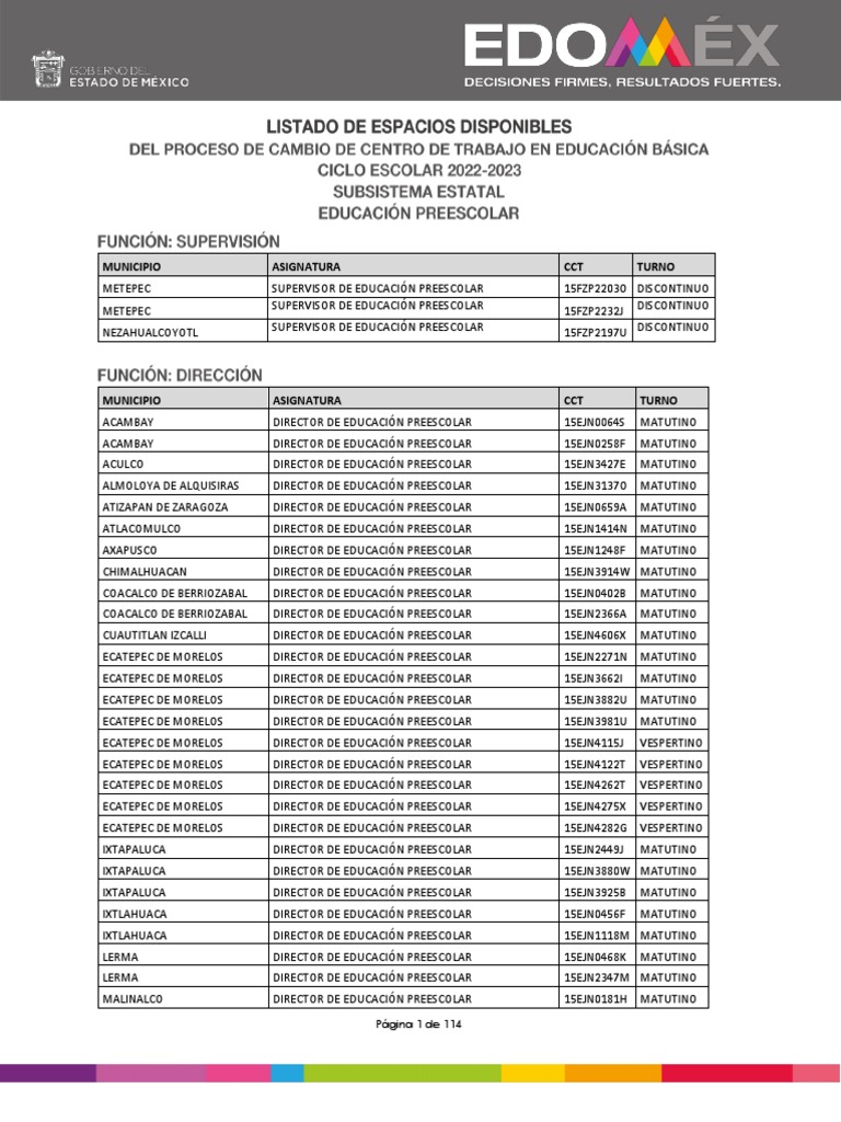 CCT Educación Preescolar en Chimalhuacán | PDF | Educación primaria | Etapas educativas