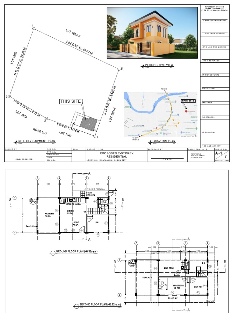 Revise With Road Lot | PDF | Framing (Construction) | Structural ...