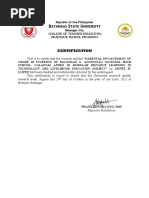 Certificate of Instrument Validation | PDF | Self-Improvement