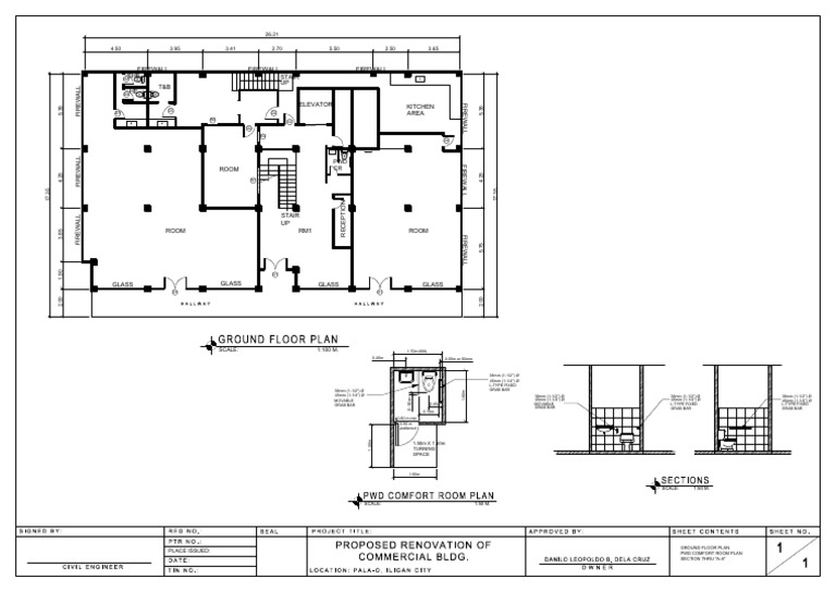 PWD Comfort Room Floor Plan | PDF | Queensland Heritage Register ...