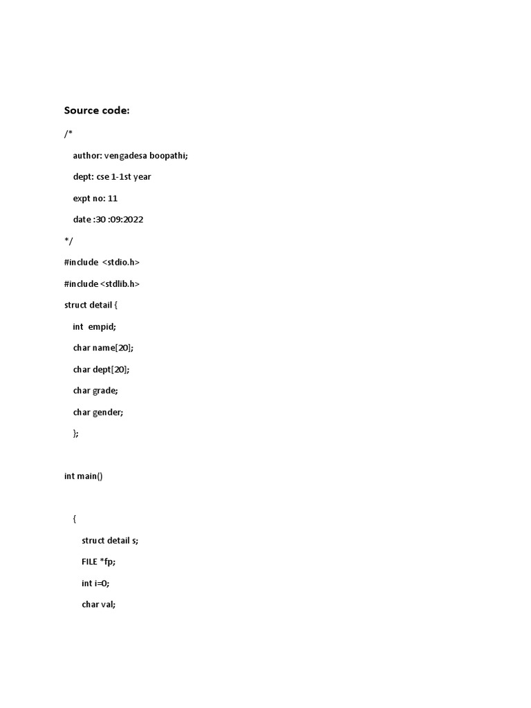 Salary Slip Generator Using C Program Pdf Software Engineering Object Oriented Programming 