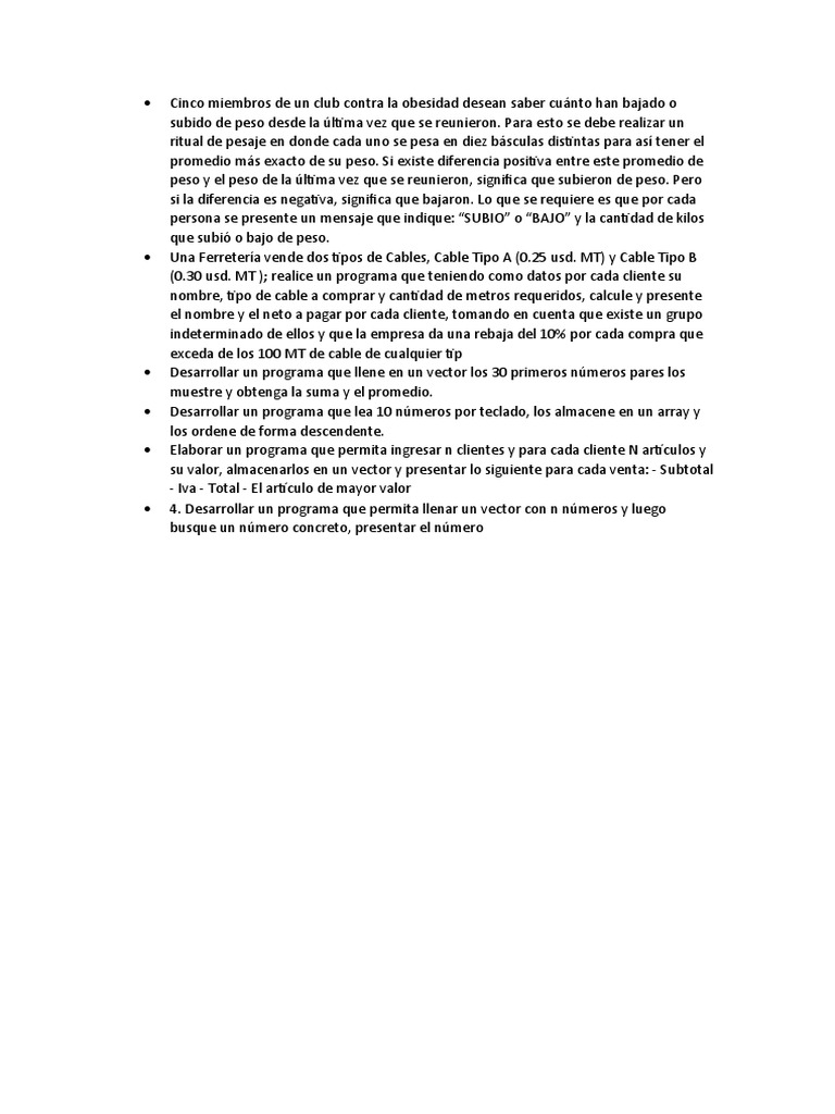 Ejercicio C | PDF | Negocios