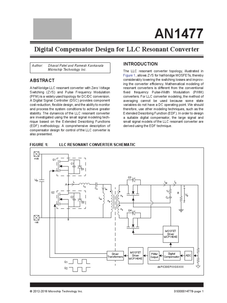 AN14177, Digital Compensator Design For LLC Resonant Converter ...
