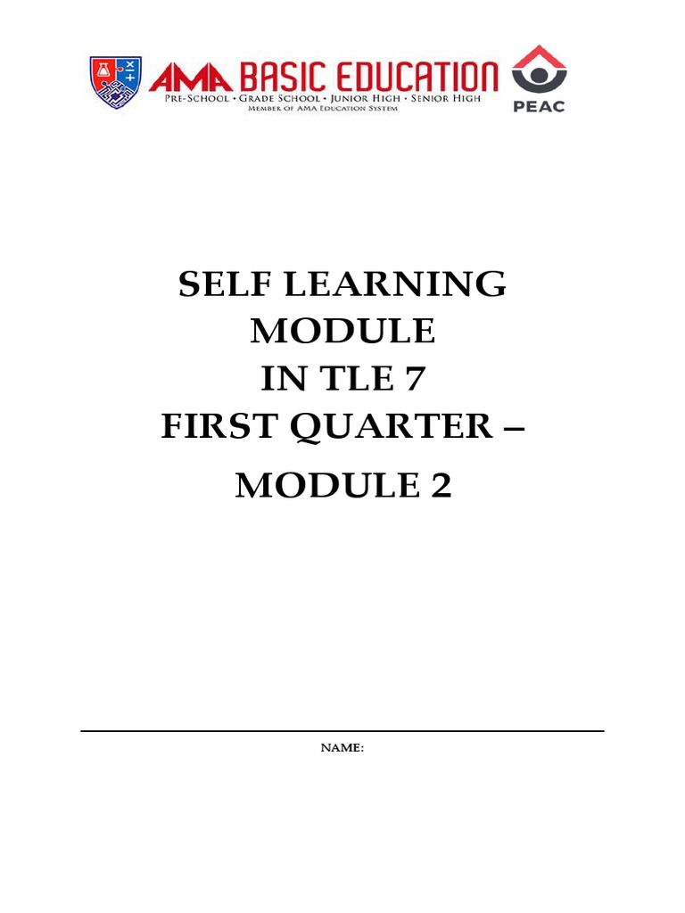 Tle 7 Module | PDF | Agriculture | Farms