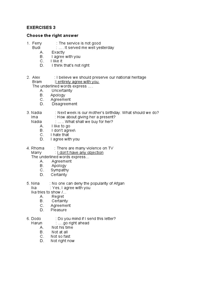 Xi Otkp 2 Exercises 3 | PDF Xi Otkp 2 Exercises 3 | PDF