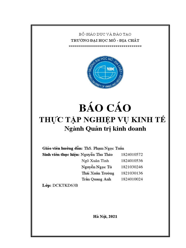 BCTT THÁI-XUÂN-TRƯ NG QTKD Humg-1 | PDF