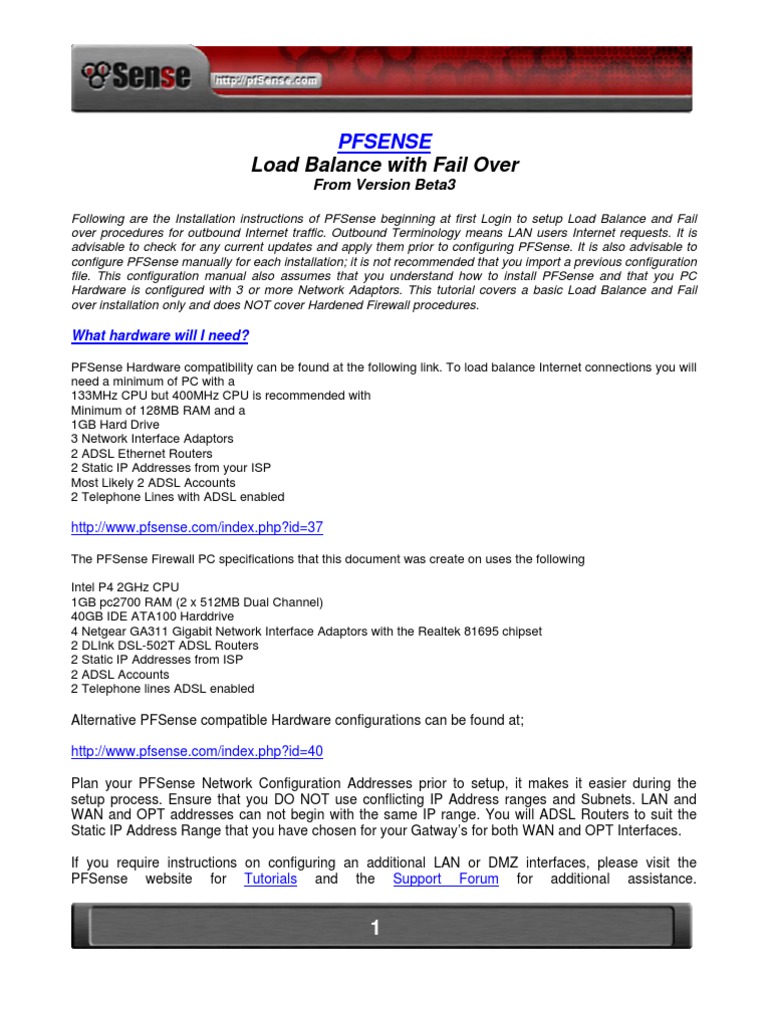 Outgoing Load Balancing | PDF