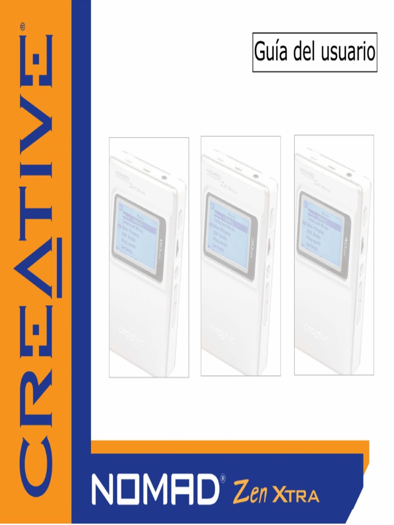 Creative Nomad Manual DiscoInstalacion | PDF | Mp3 | Disco compacto