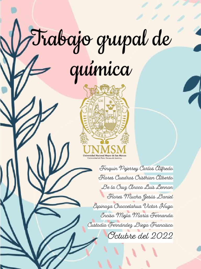 Ejercicios De Química Semana 3 Pdf