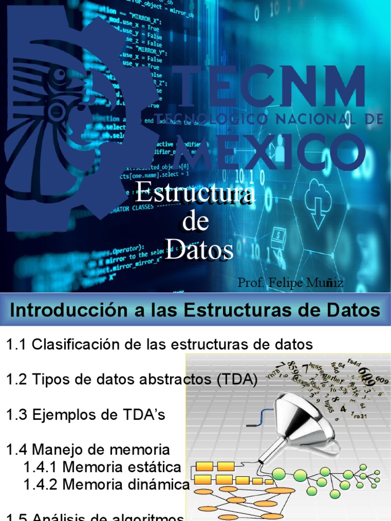 Introduccion A Las Estructuras de Datos | PDF | Estructura de datos de matriz | Programa de ...