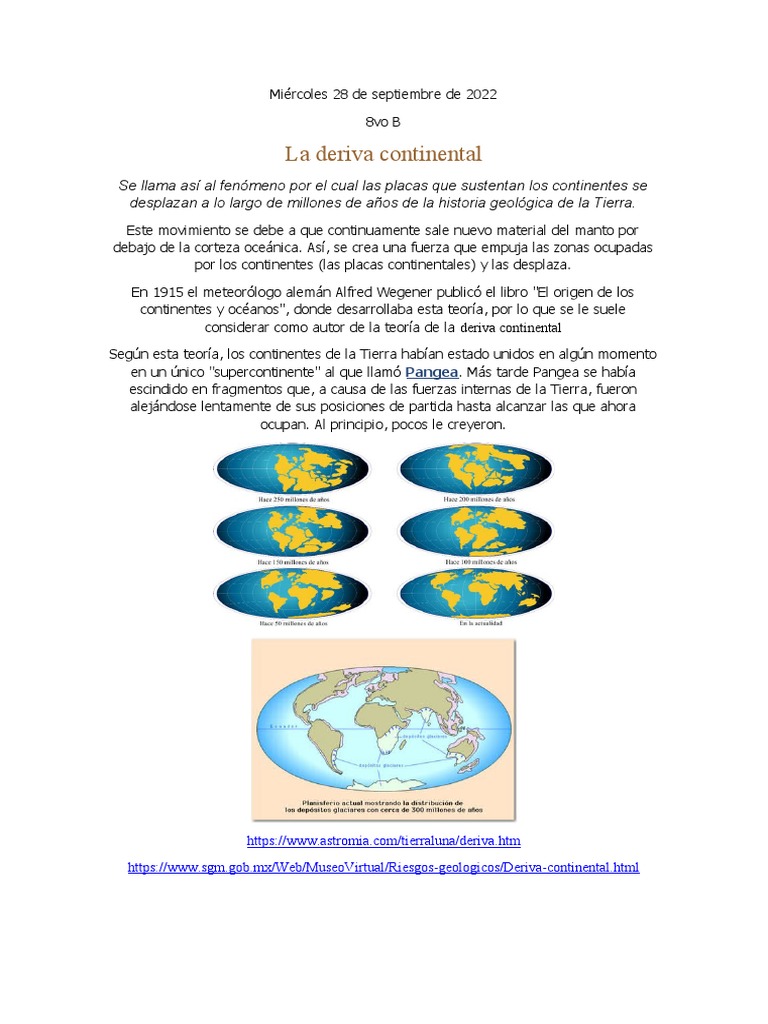 La Deriva Continental | PDF
