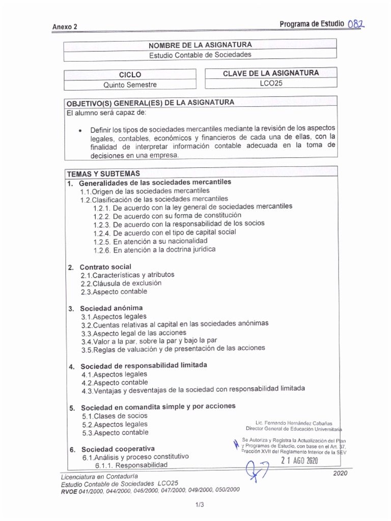 Estudio Contable de Sociedades | PDF