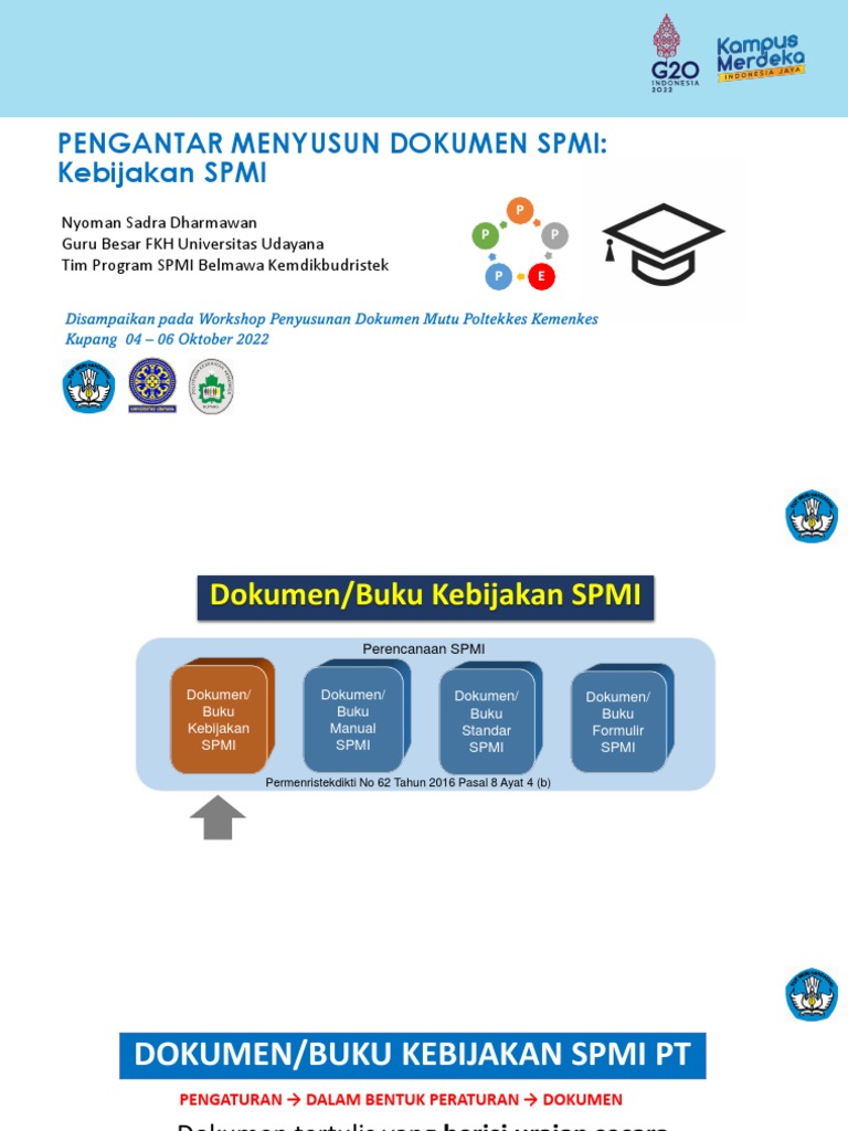 2 Pengantar Menyusun Dokumen Kebijakan SPMI | PDF