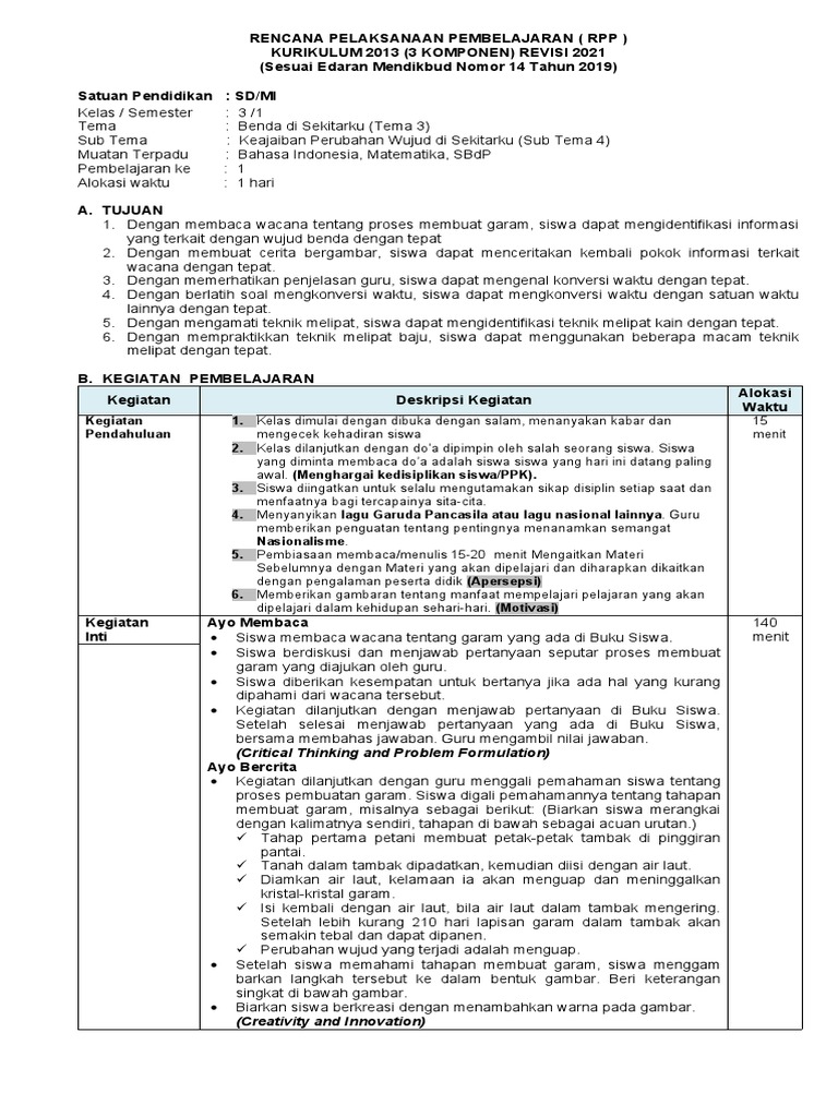 3.3.4.1 - Kelas 3 T3 ST2 PB1 | PDF | Karier & Perkembangan