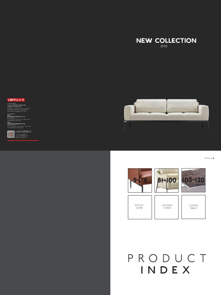 LINYU Sofa Catalogue 2022 | PDF | Brown | Polyester