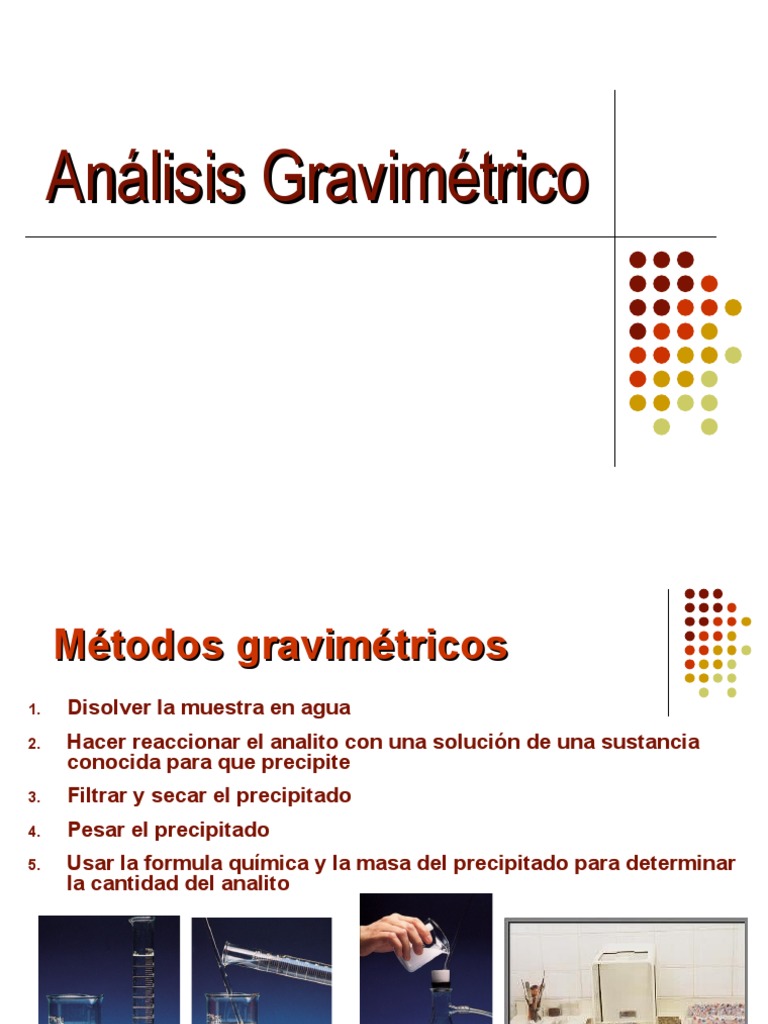 Analisis Gravimetrico | PDF | Cloruro | Precipitación (Química)