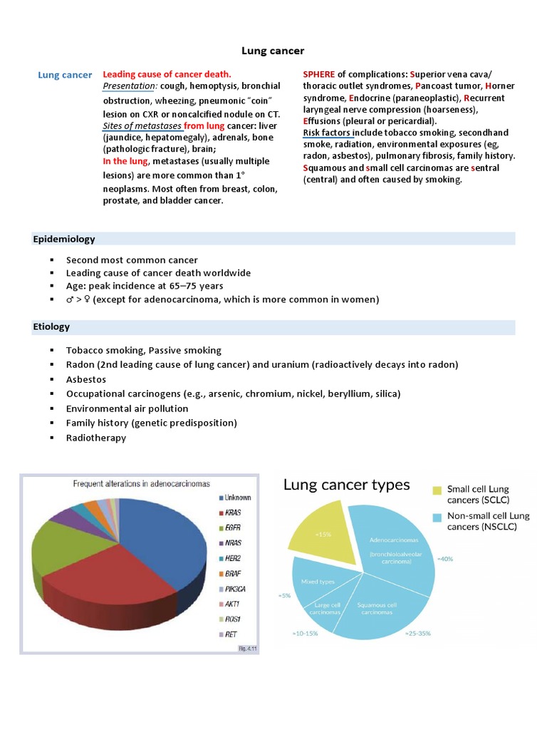 Lung Cancer | PDF | Lung Cancer | Non Small Cell Lung Carcinoma