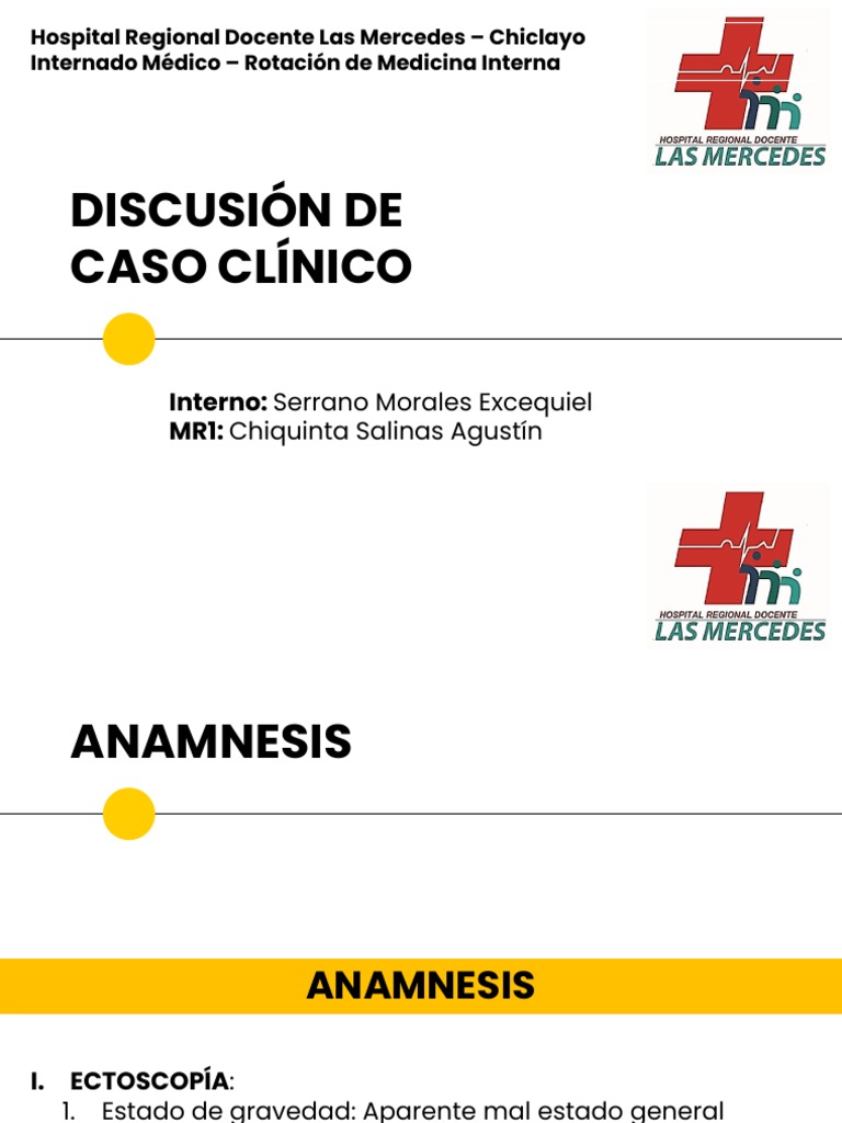 Tema #06 Lunes 01 de Agosto 2022 Caso Clínico SD - 220817 - 154151 | PDF | Enfermedades y ...