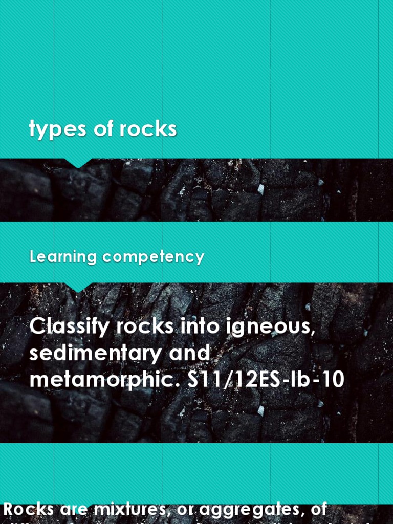 4 Types of Rocks | PDF | Social Science