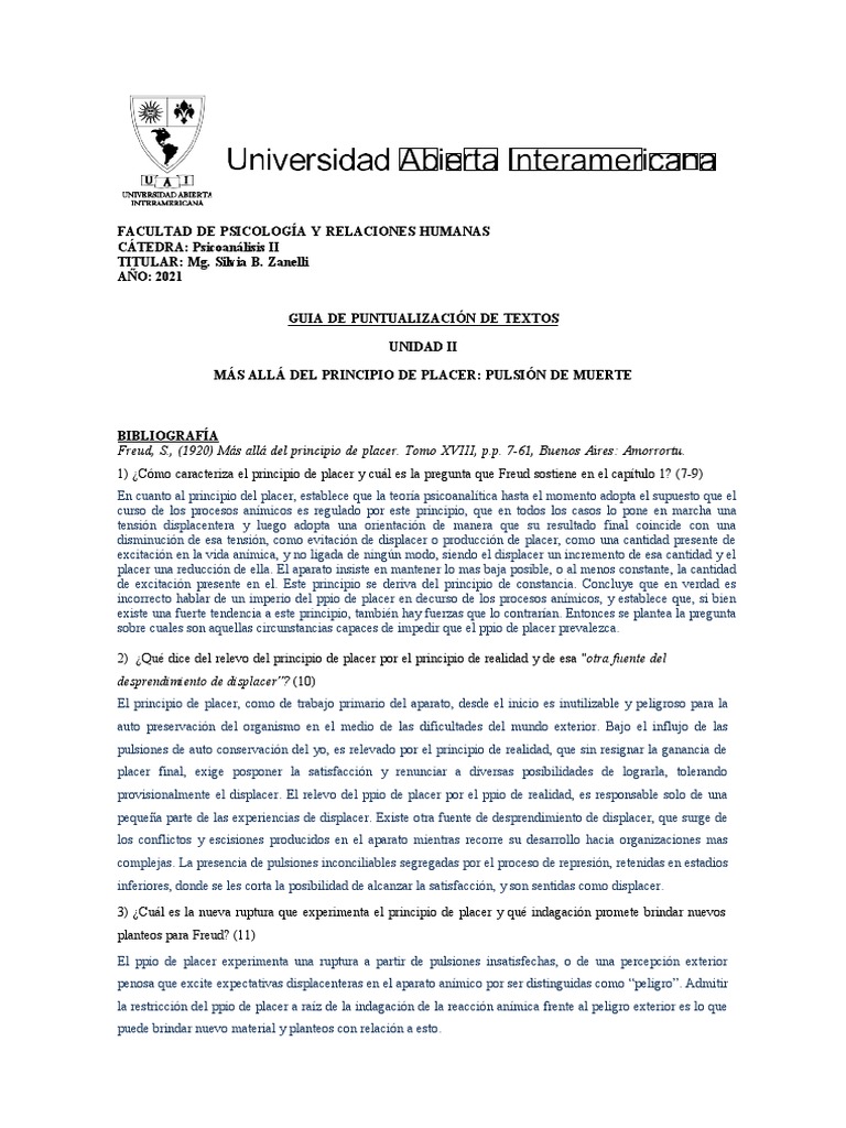 PSA2.GUIA2.2021 COMPLETAdocx | PDF | Neurosis | Carné de identidad