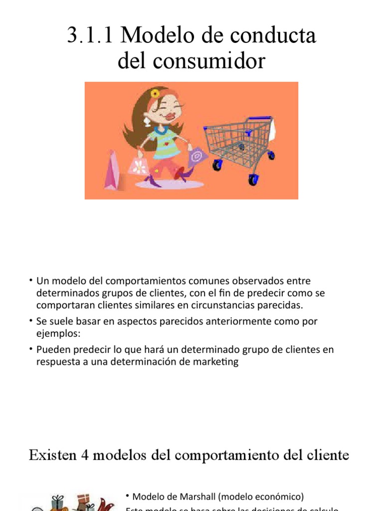 3.1.1 Modelo de Conducta Del Consumidor | PDF | Comportamiento | Los ...