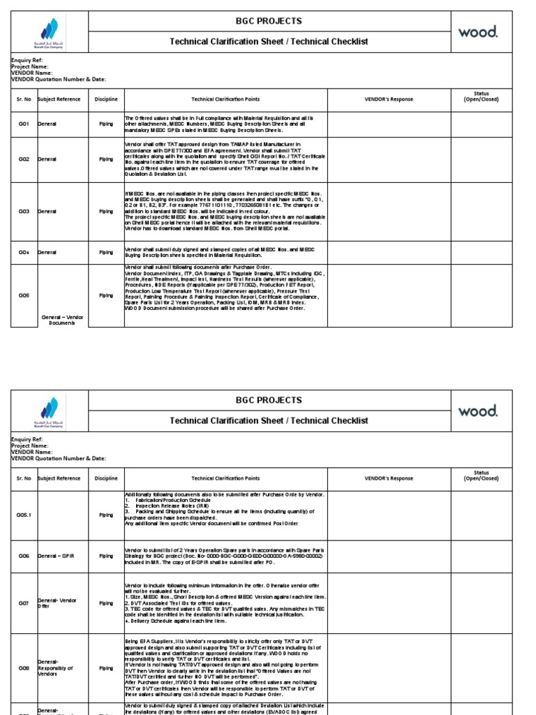 Technical Clarification Sheet For Valves Painting | PDF ...