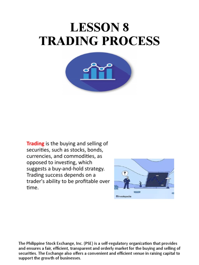 Lesson 8 Trading Process | PDF | Stocks | Taxes